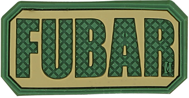 Maxpedition PVC FUBAR Patch, Arid - KnifeCenter - FUBRA - Discontinued