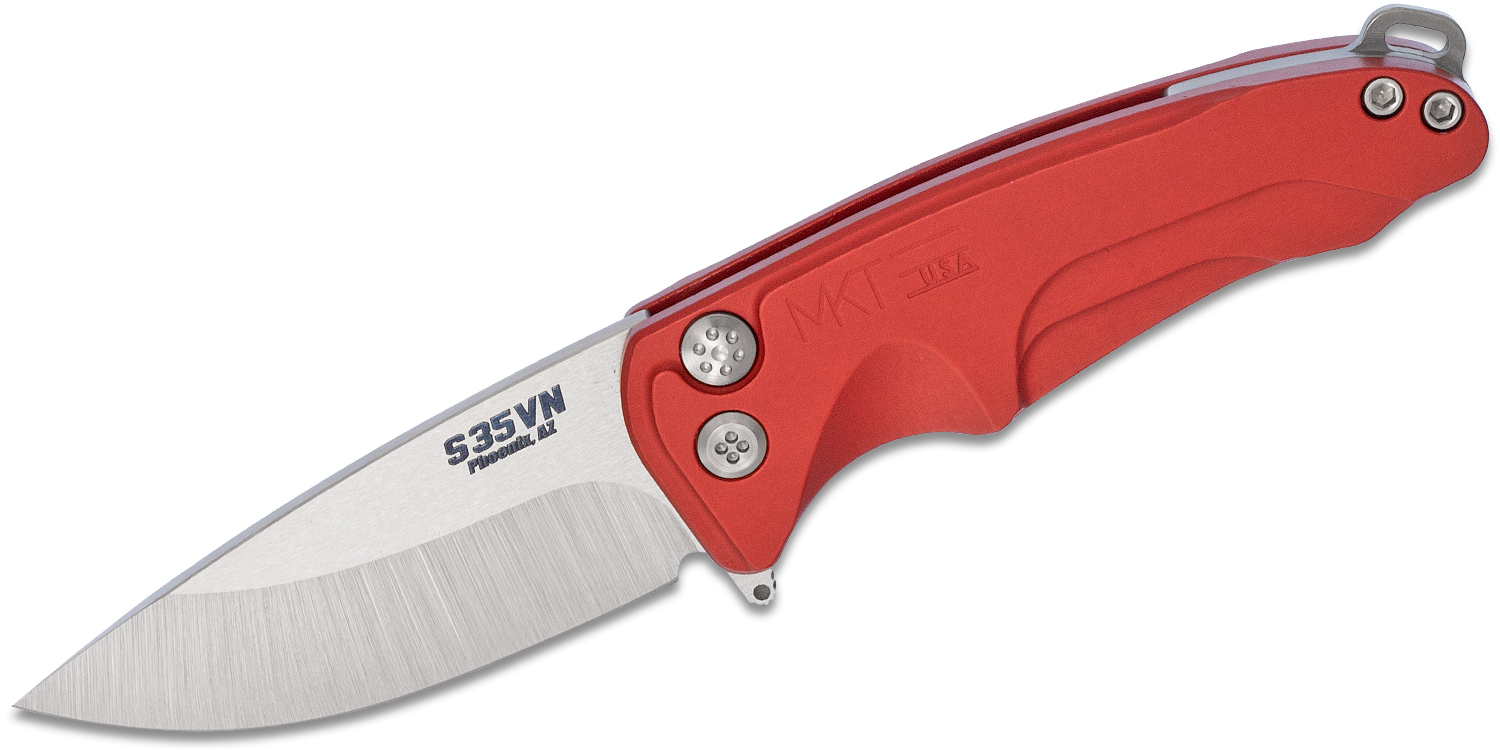 Medford Smooth Criminal Flipper Knife 3" Tumbled S35VN Drop Point Blade ...