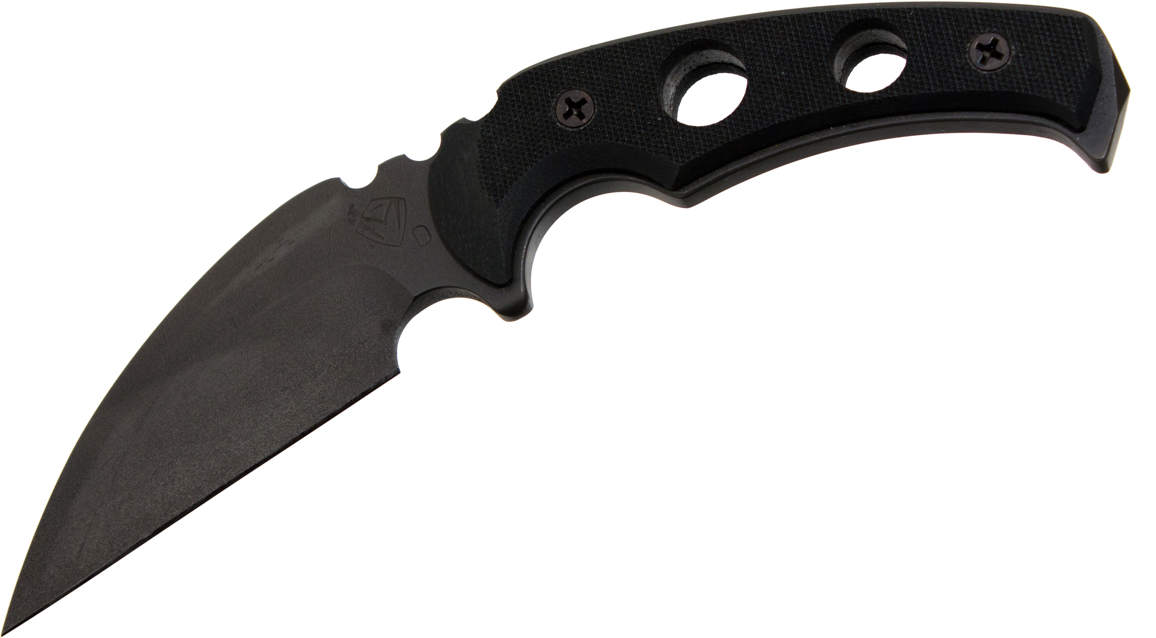 Medford Fighting Utility Knife Fixed Karambit 3-1/4" Black Oxide D2 ...