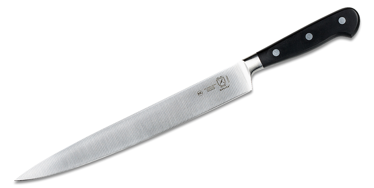 Mercer Cutlery Renaissance 10" Carving Knife, Black Delrin Handles ...