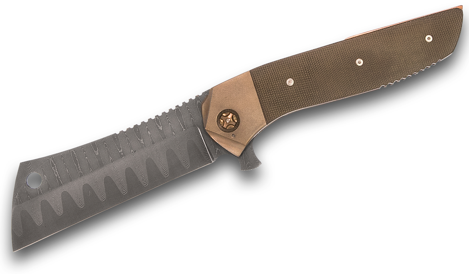 Reviews and Ratings for Kurt Merriken Custom Moby XL Cleaver Flipper ...