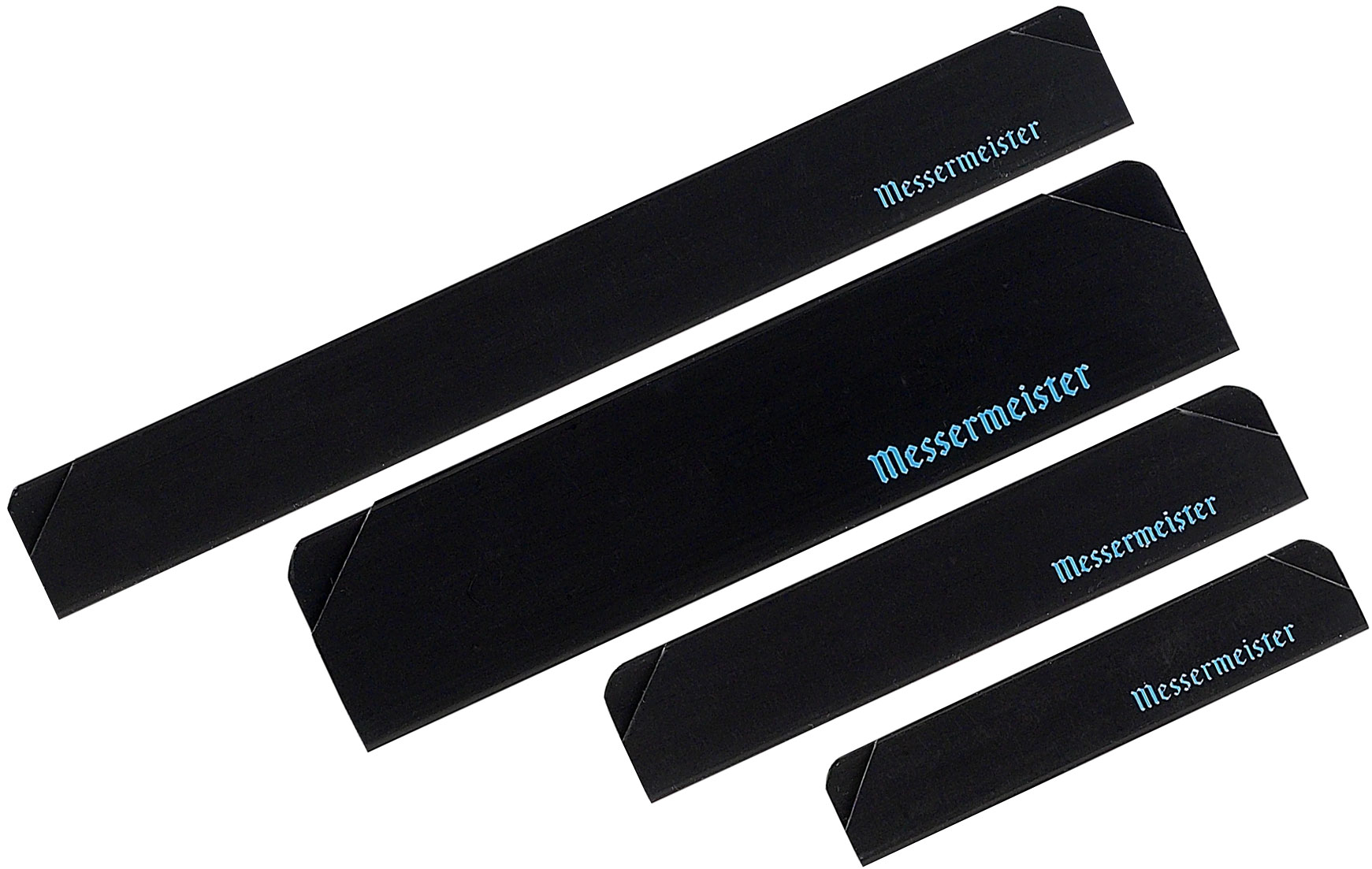 Messermeister 4 Piece Edge Guard Set, Black - KnifeCenter - EGS-SET ...