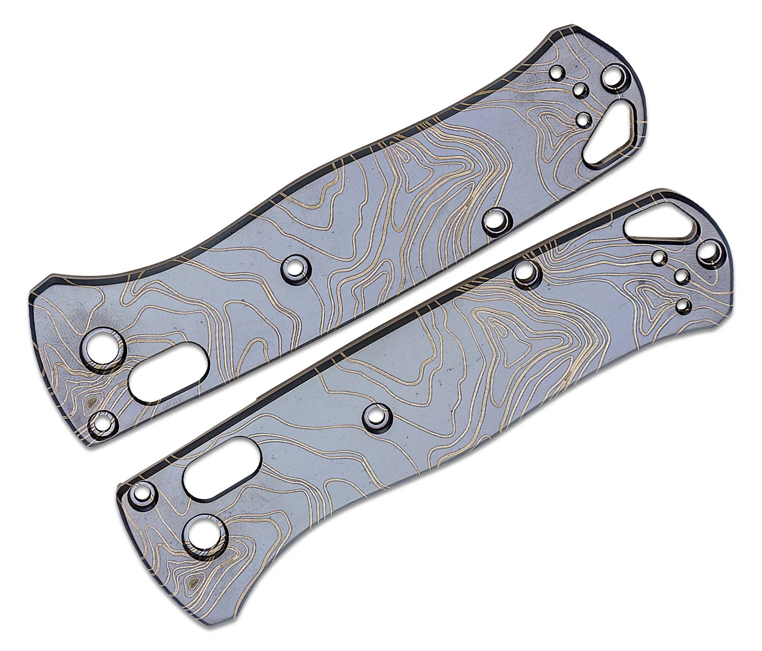 MetonBoss Titanium Benchmade 535 Bugout Scales, Black Heat Anodized ...