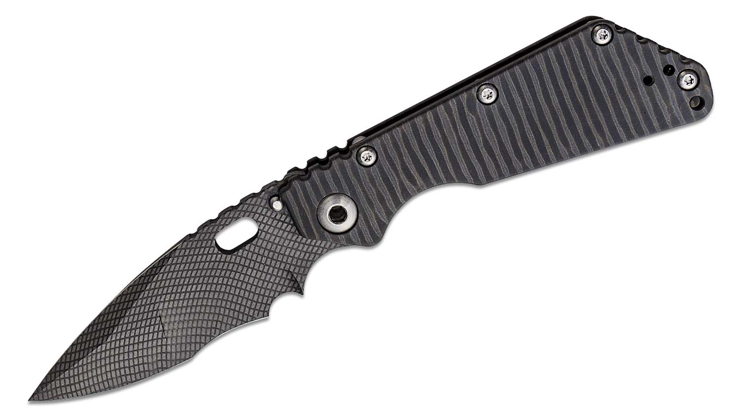 Mick Strider Custom SMF Folding Knife 4" Nightmare Recurve Clip Point ...