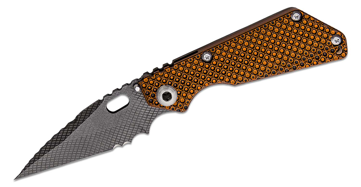Mick Strider Custom SnG Hybrid Folding Knife 3.5" CTS-XHP Grid Pattern ...