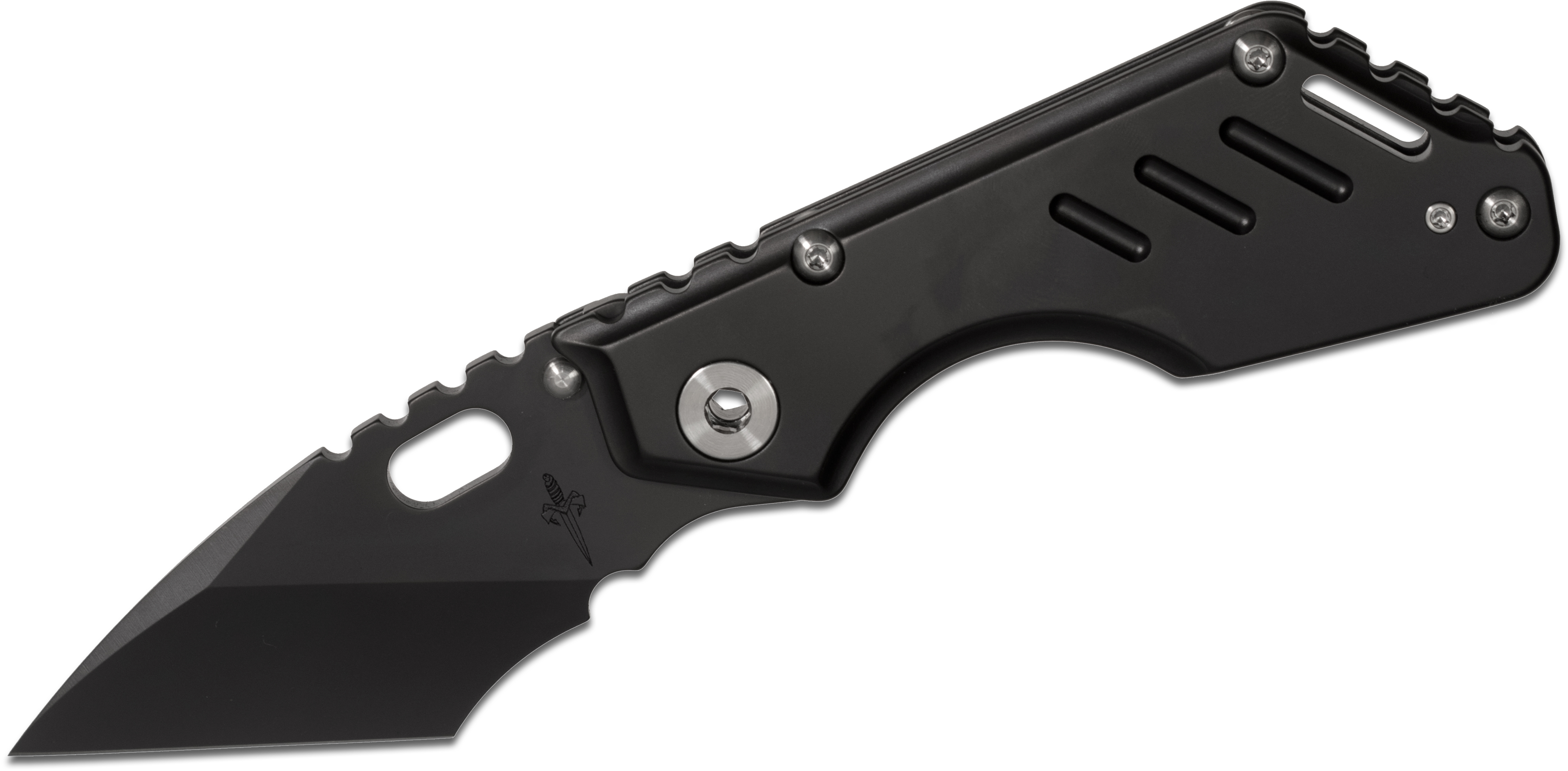 Mick Strider/Tony Marfione Custom Stub Folding Knife 3.25" Black DLC ...