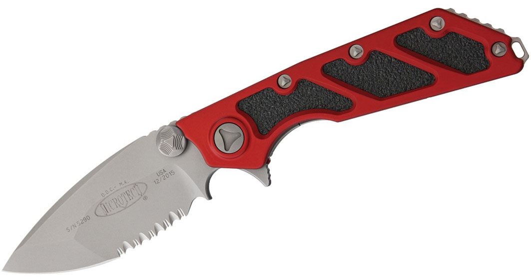 Reviews and Ratings for Microtech 153-8RD DOC Death on Contact Manual Flipper 4" Bead Blast ...