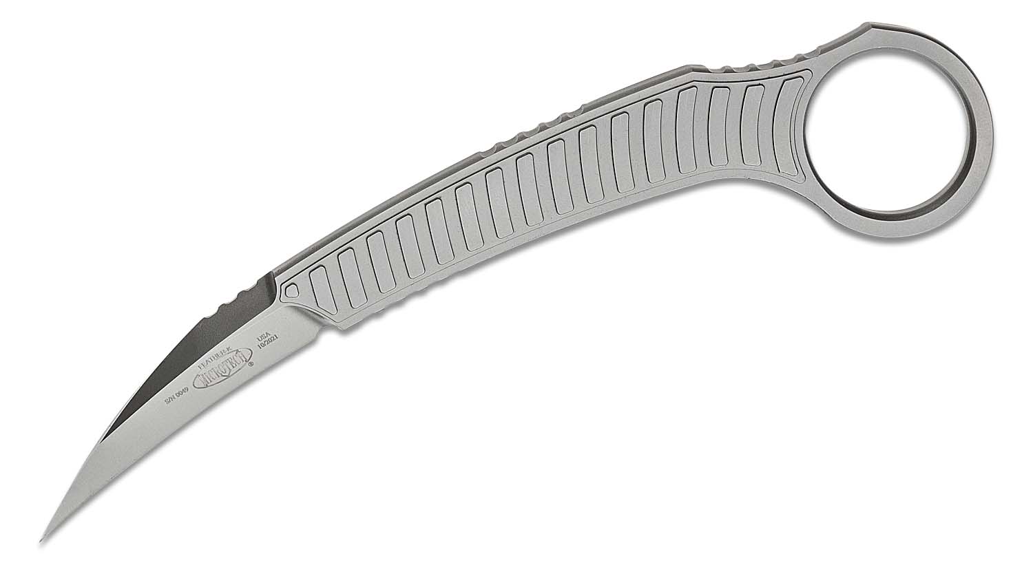 Microtech/Bastinelli Creations 215-7S Signature Series Feather Fixed ...