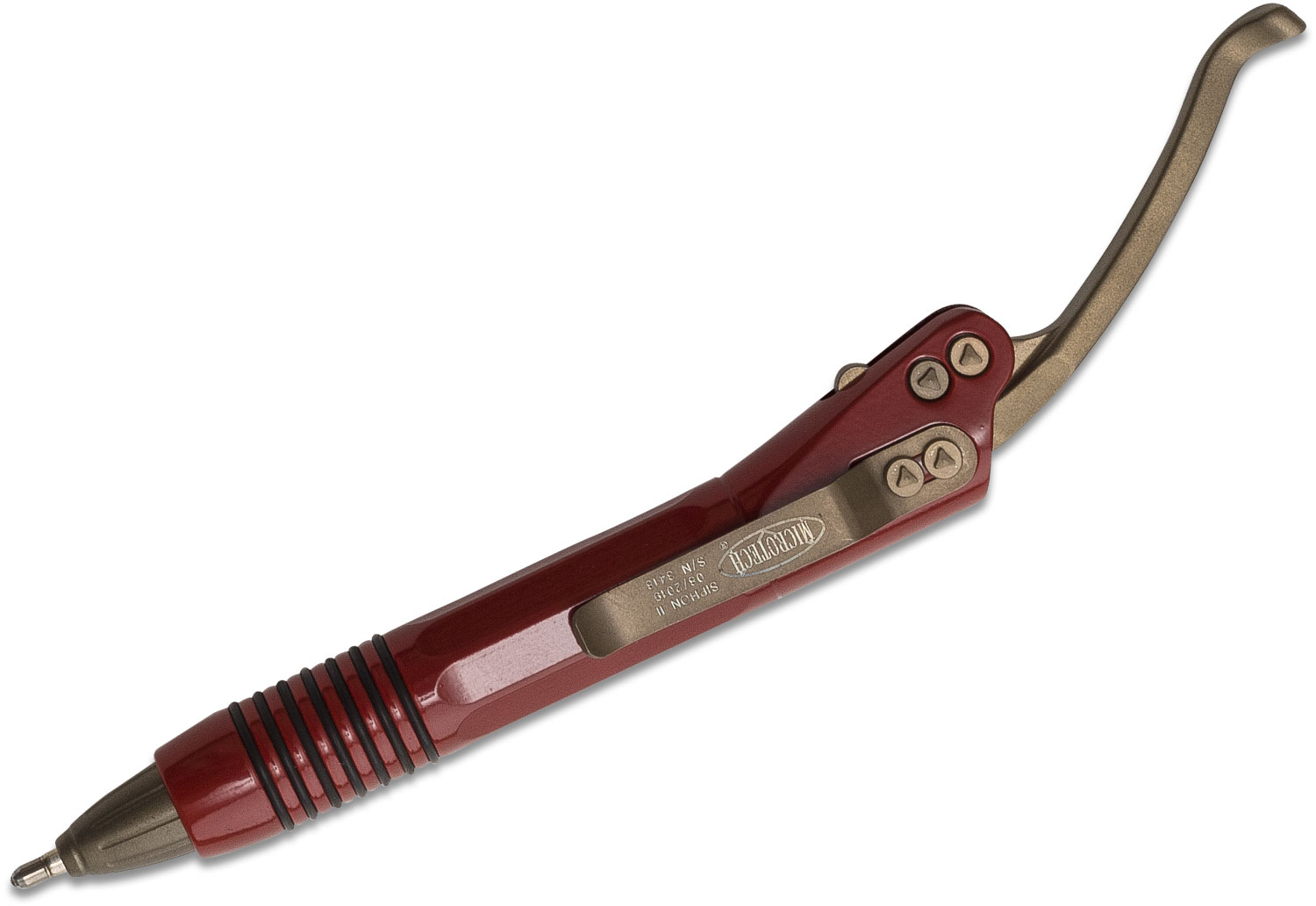 Reviews and Ratings for Microtech Siphon II Red Stainless Steel Pen ...