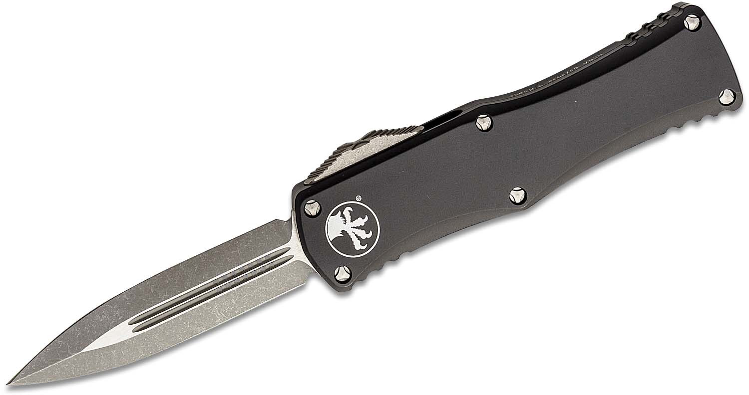 Microtech 702-10AP Hera OTF AUTO Knife 3.125" Apocalyptic Double Edge ...