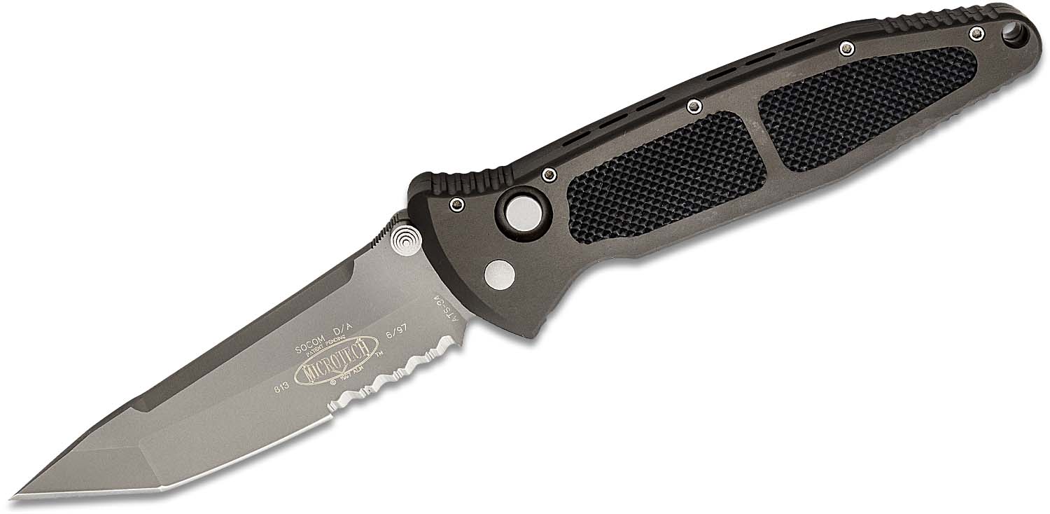 Microtech Vintage 6/97 Socom Dual-Action AUTO Folding Knife 4" AST-34 ...