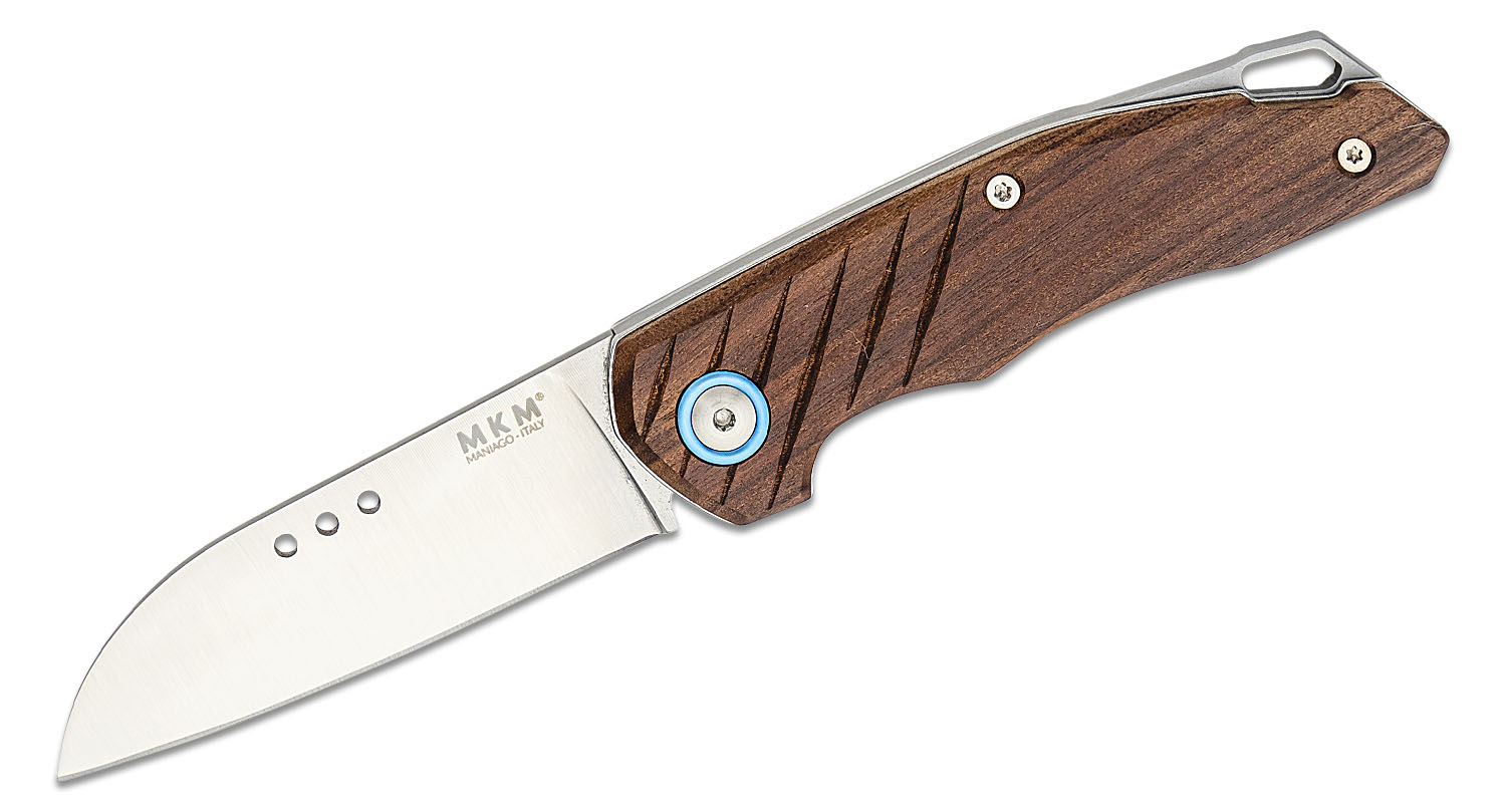 MKM Knives Jens Anso Root Slipjoint Folding Knife 2.8" M390 Satin ...