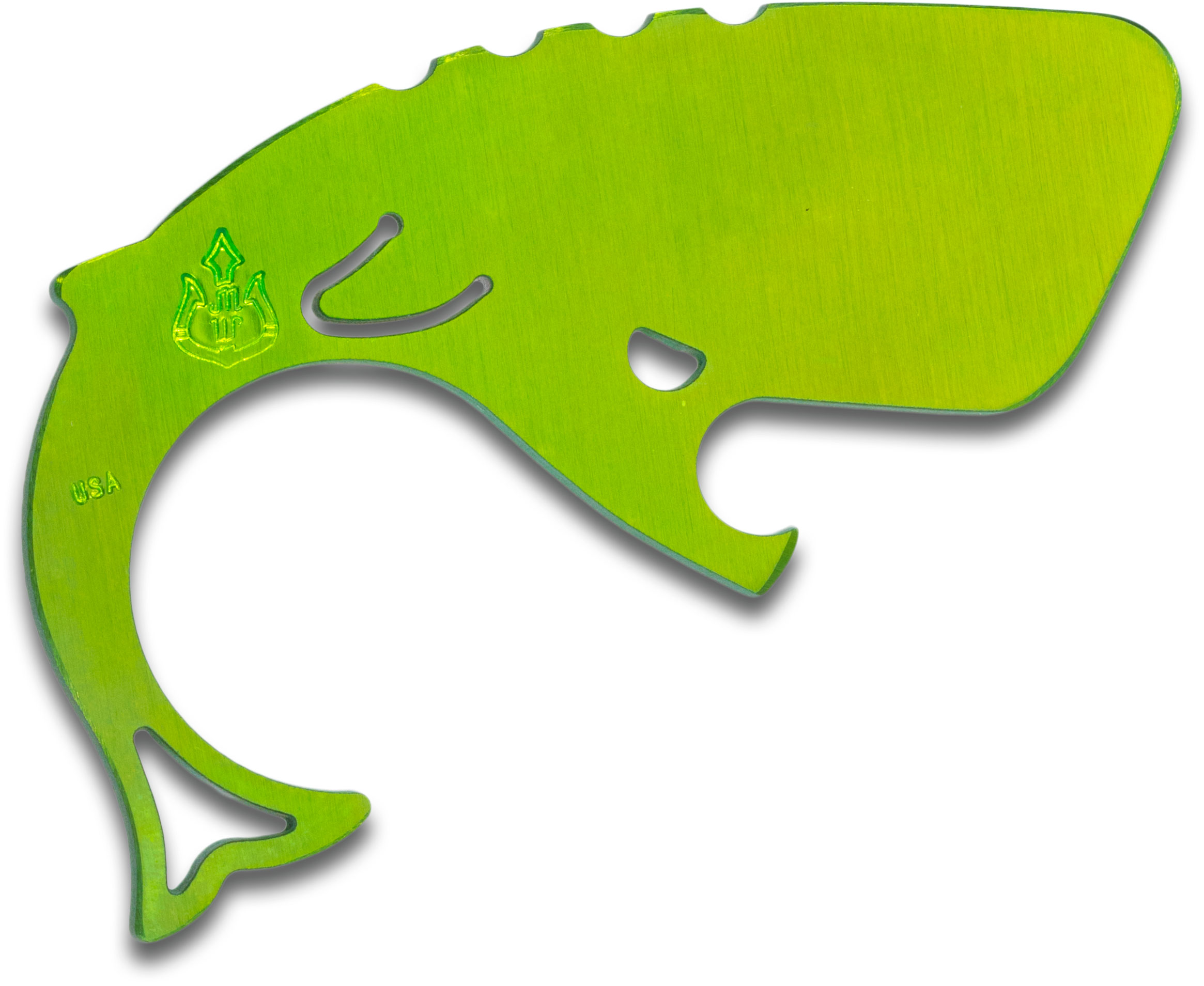Reviews and Ratings for Moby Whalers Green Anodized 0.25" Thick ...
