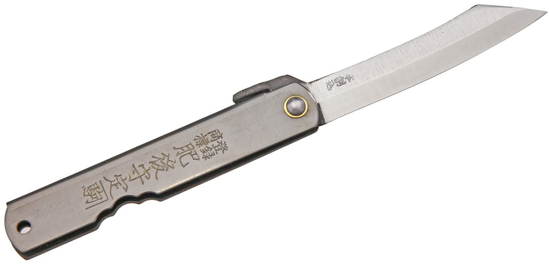 Nagao Higonokami Friction Folding Knife 2.875" Reverse Tanto Blade ...