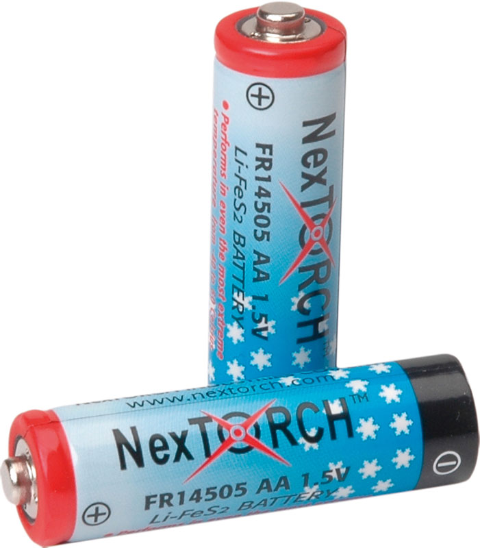 NexTORCH FR14505 2pcs pack Lithium AA Batteries - KnifeCenter ...