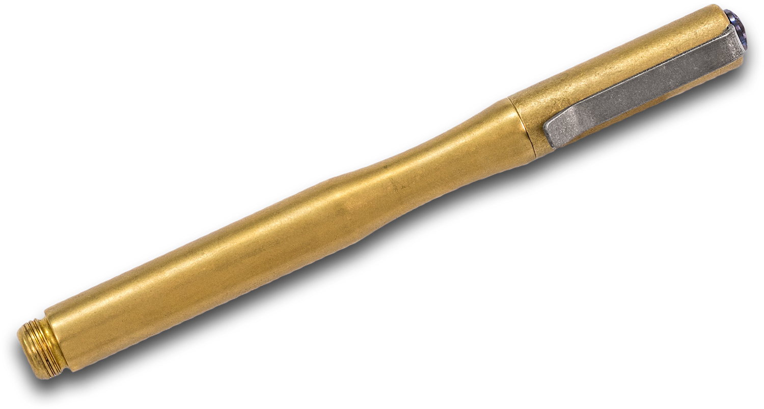 Chad Nichols Custom Variant Bronze Screw Cap Pen, 5.125" Overall ...