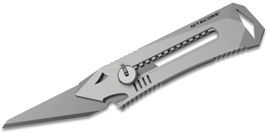 NITECORE NTK10 Titanium Utility Knife, Replaceable CKB-2 Blade, One ...