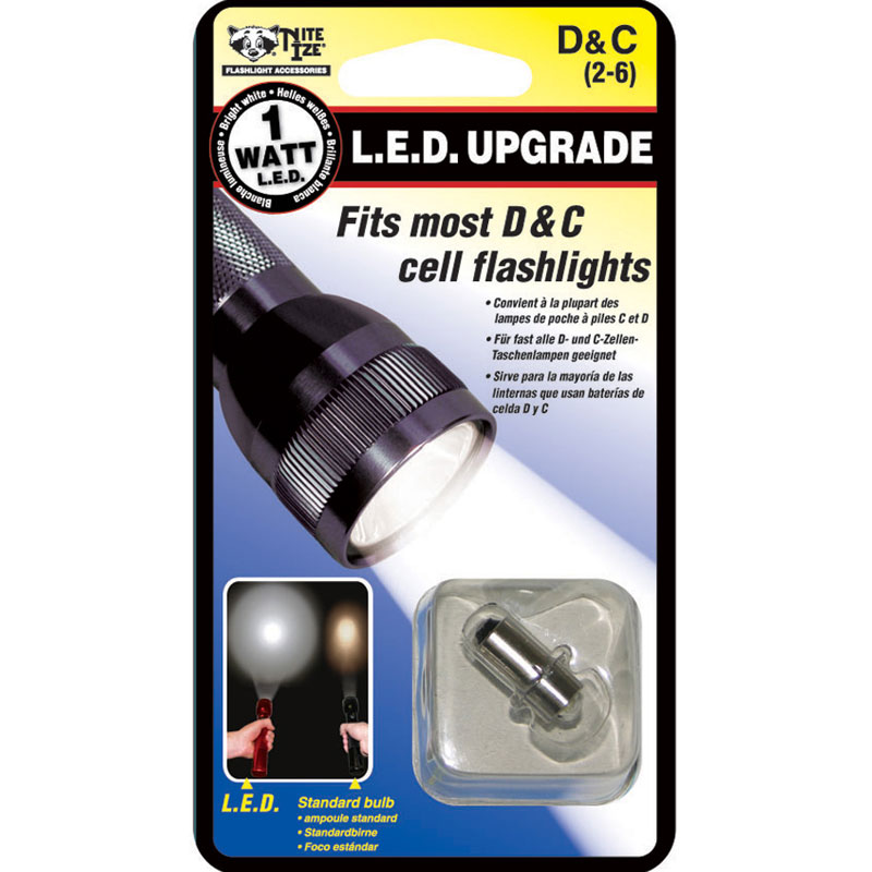 Nite Ize 1 Watt LED Conversion Bulb for C and D Cell Flashlights (LRB ...
