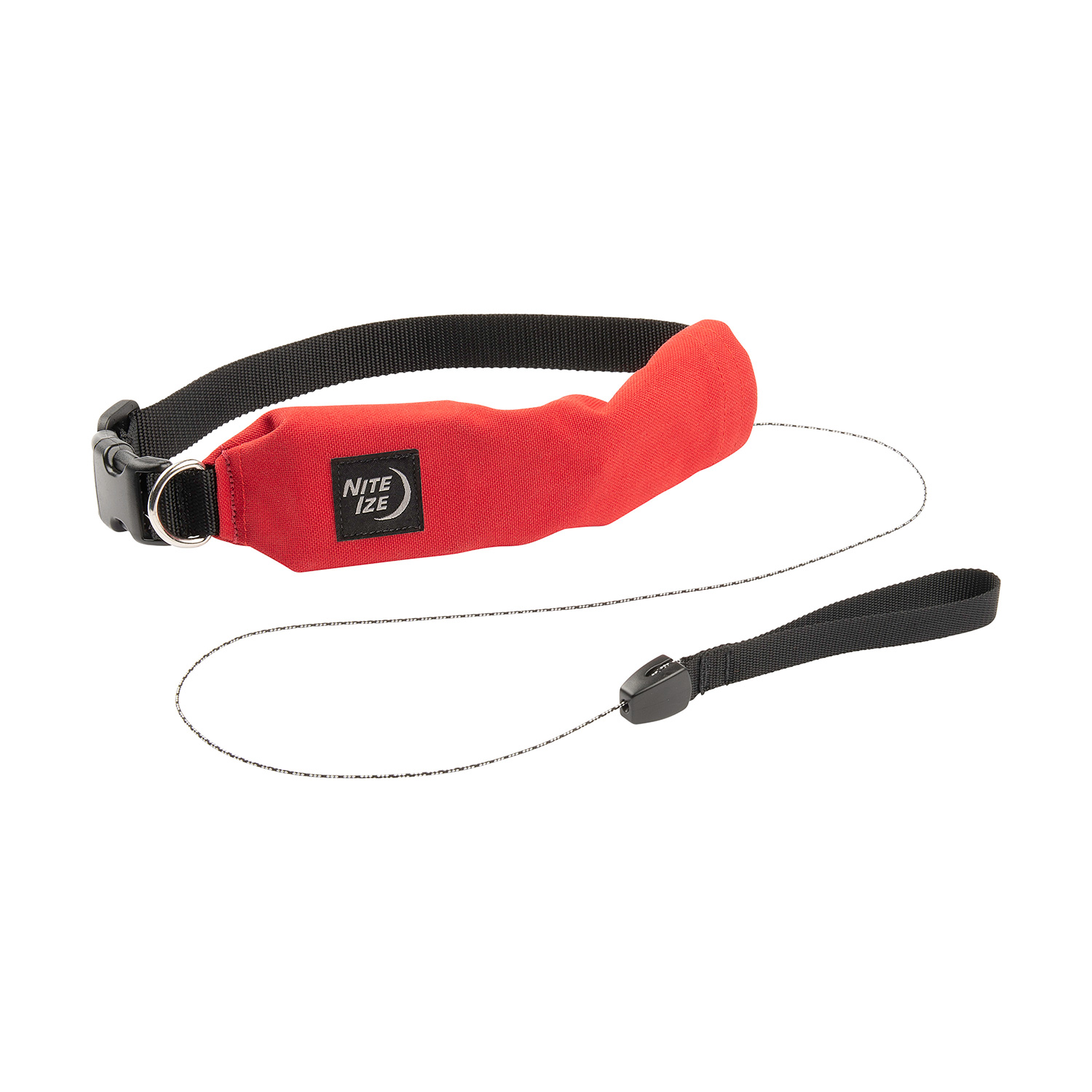 Nite Ize RadDog All-In-One Collar Leash, 36" Retractable, Small, Red ...