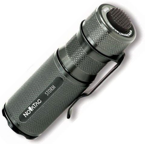 NovaTac Storm Tactical LED Flashlight 120 Max Lumens, Gun Metal Body ...