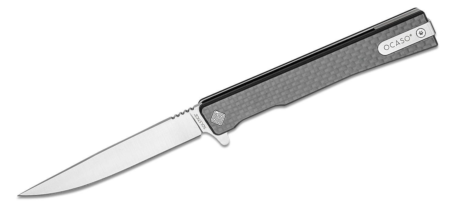 Ocaso Knives Demko 10CFS Solstice Executive Flipper Knife 3.5" S35VN ...