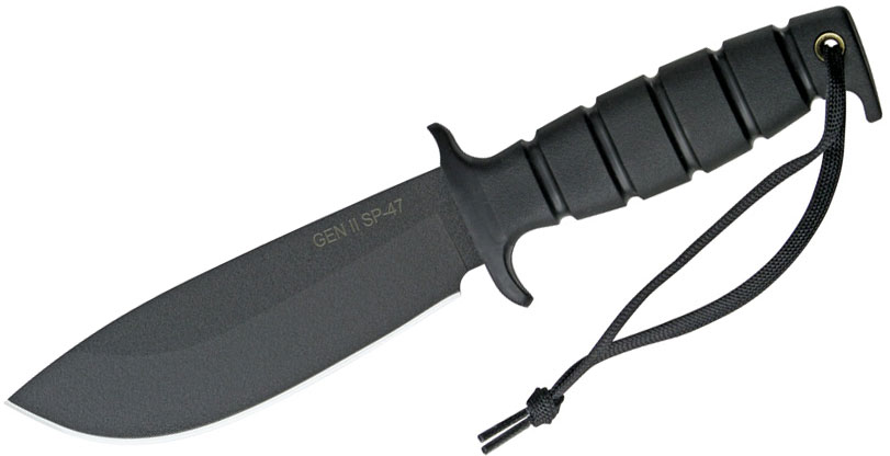 Ontario Gen II SP47 Survival Knife 5.5" Half Hollow Ground Blade ...