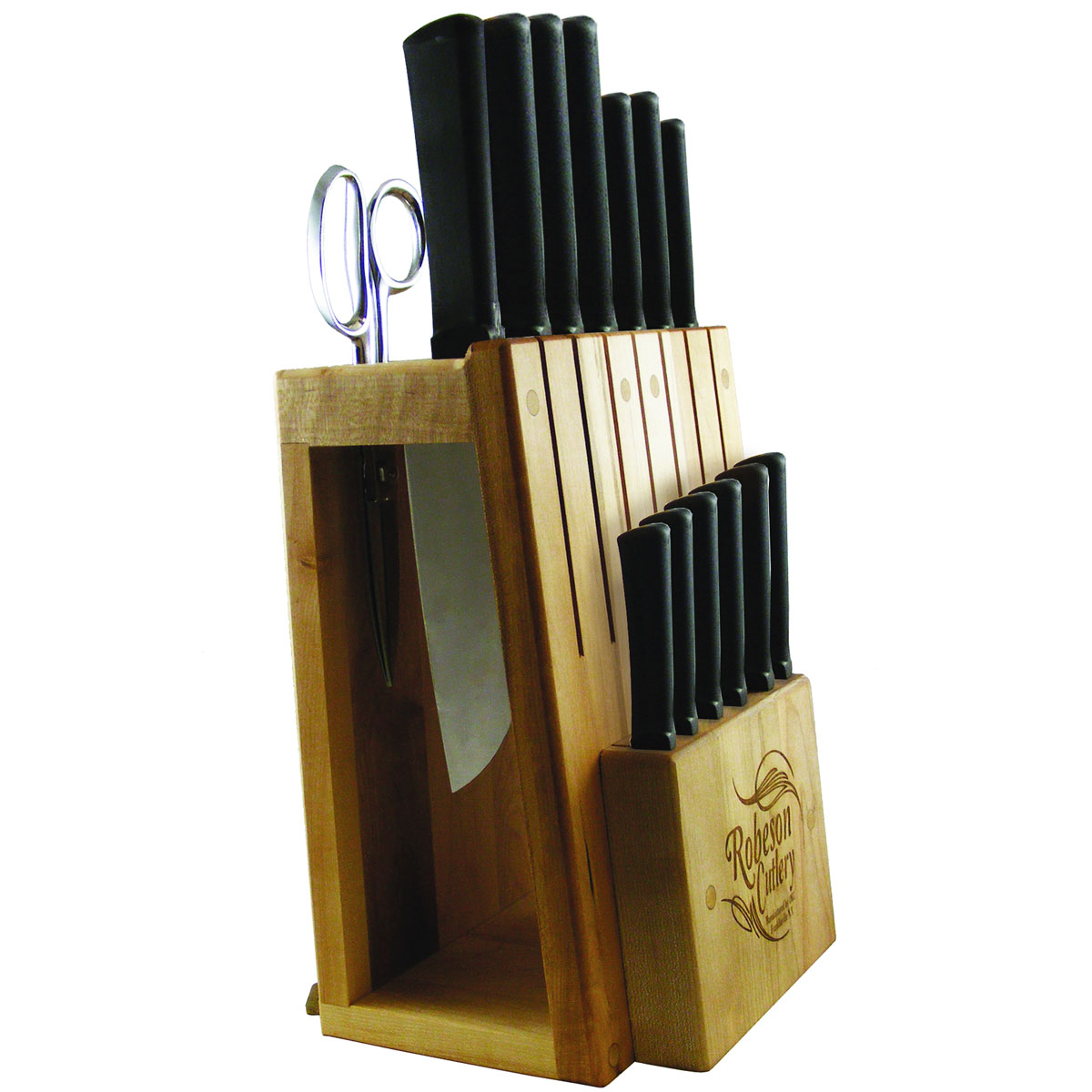 Reviews and Ratings for Ontario Robeson 13 Piece Kitchen Block Set ...