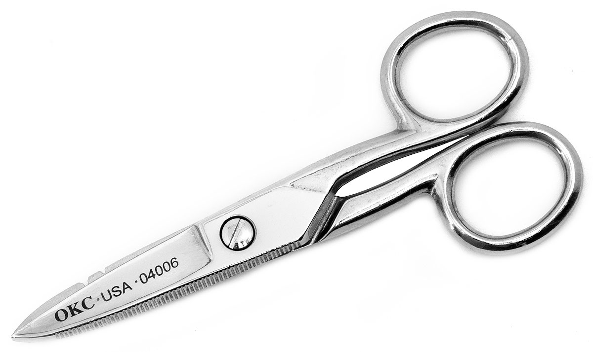 Ontario Electricians Snips, Carbon Steel, 5.25" Overall - KnifeCenter ...