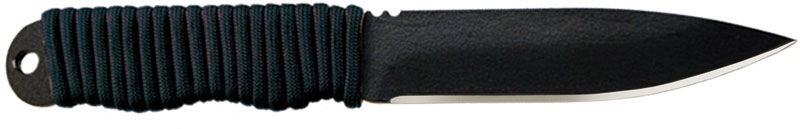 Ontario Ranger Series Shiv Knife 4.5" Fixed Blade, Black Cord Wrap ...