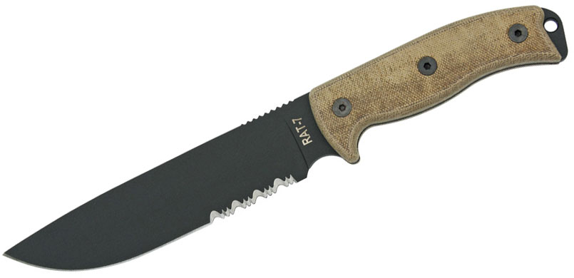 Reviews and Ratings for Ontario RAT-7 Survival Knife 7" Combo Blade ...