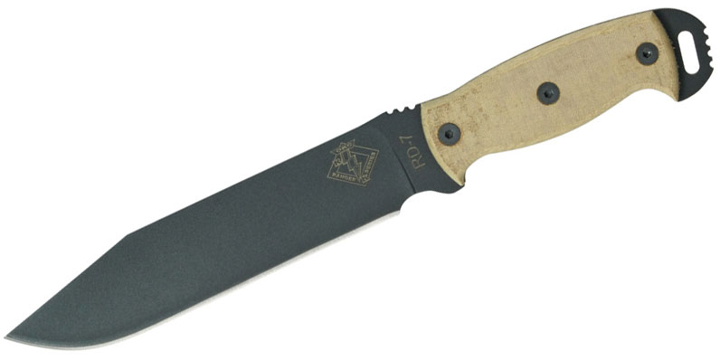 Ontario Ranger Series RD7 Ready Detachment 7.5" Plain Blade, Tan ...