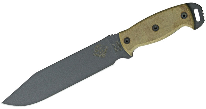 Ontario Ranger Bush Series RBS-7 Knife 7" Blade, Tan Micarta Handles ...