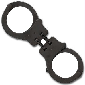 Peerless Hinged Handcuff, Blue - KnifeCenter - PEE801P - Discontinued