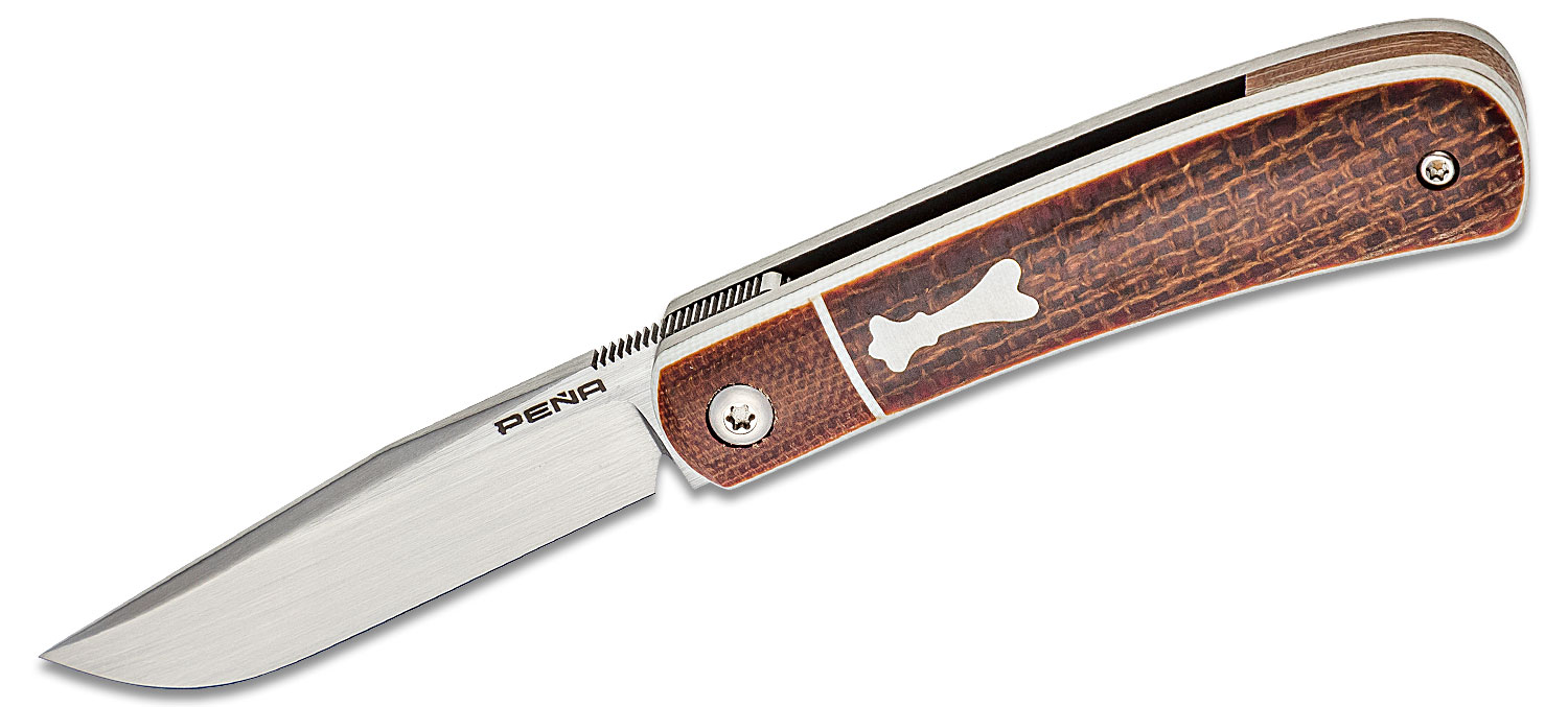 Enrique Pena Custom Trapper Front Flipper Knife 2.75" CPM-154 Hand ...
