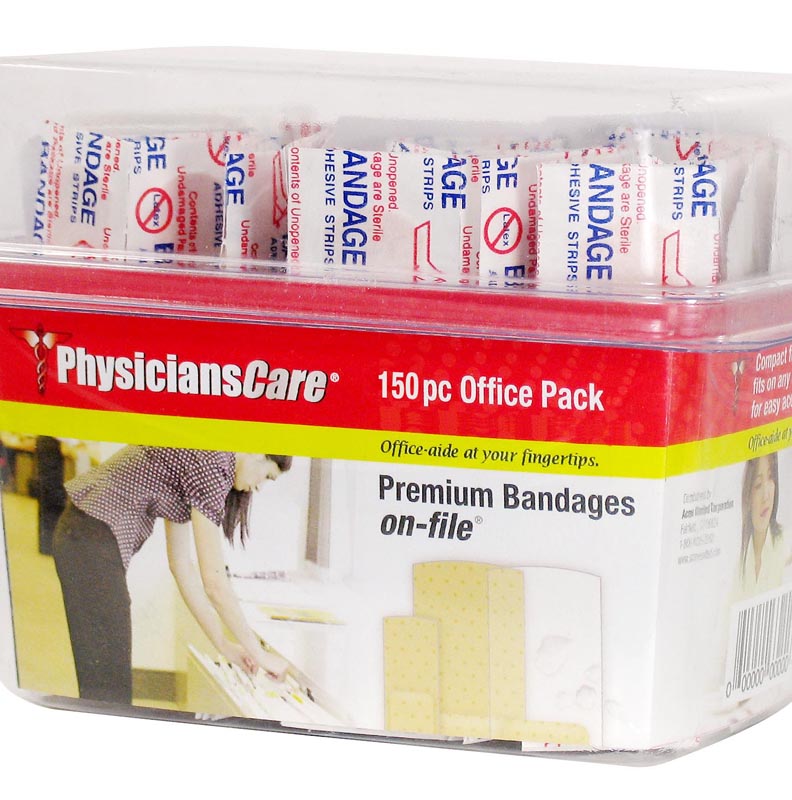 PhysiciansCare Brand Bandage Box Kit, 150/box - KnifeCenter - 90095 ...
