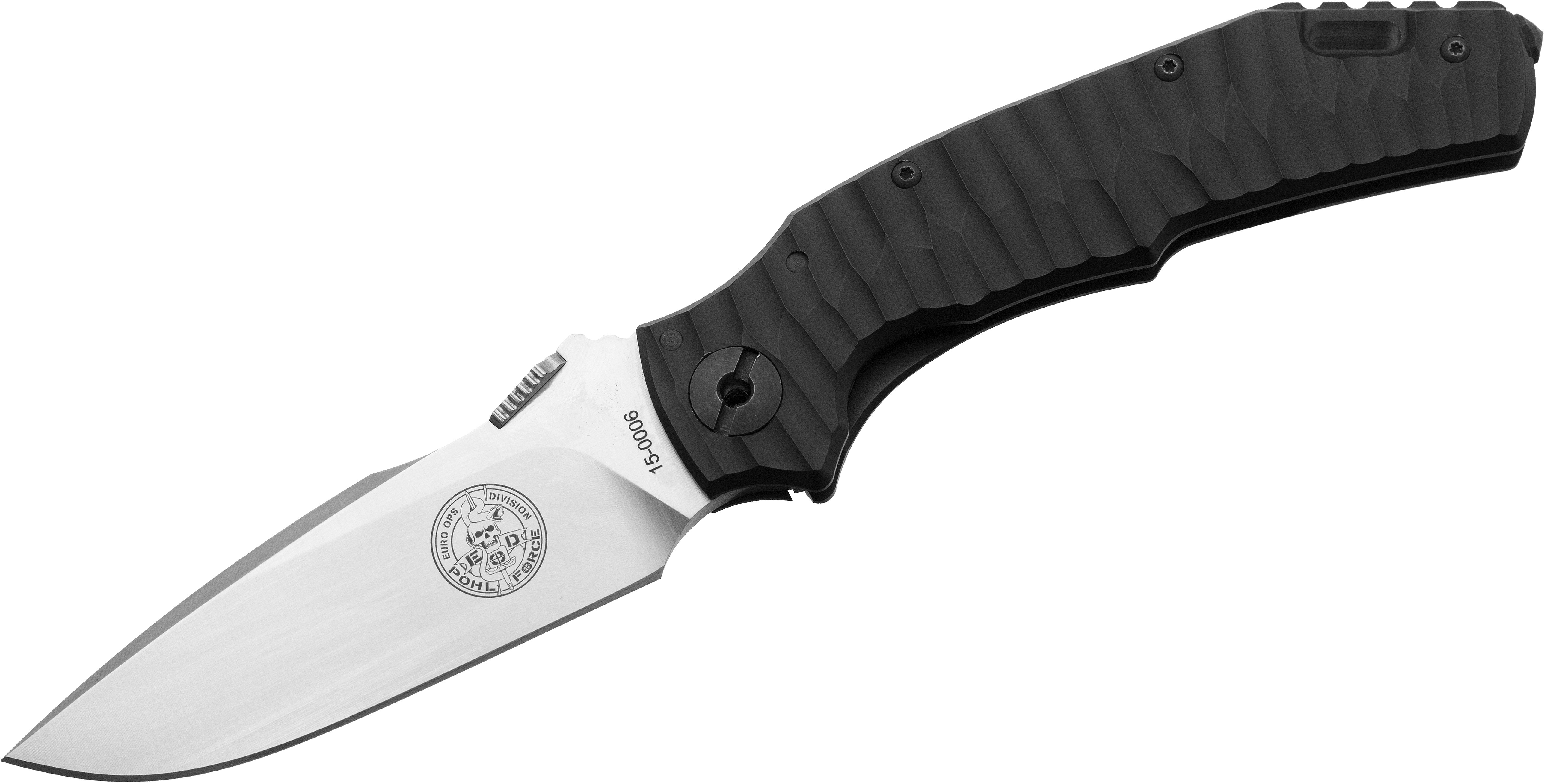 Pohl Force Mike Three Outdoor Folder 3.74" Satin Niolox Plain Blade ...