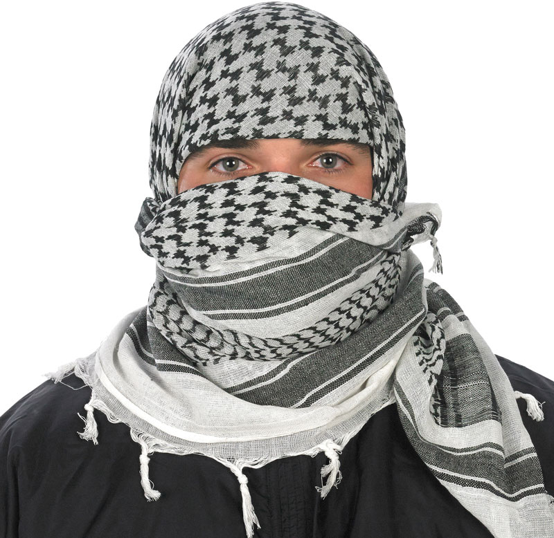 Reviews and Ratings for Proforce Shemagh Black/White - KnifeCenter - 61010