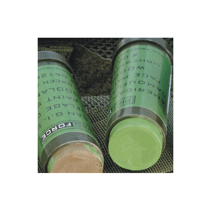 Proforce Camouflage Face Paint - Two Color Sticks - Woodland: Green ...