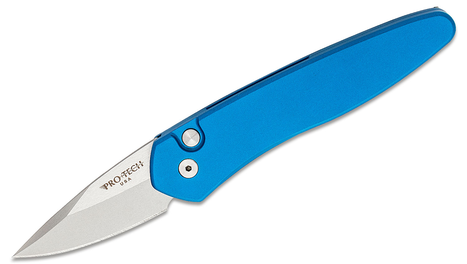 Pro-Tech 3605-Blue Half-Breed AUTO Folding Knife 1.95" S35VN ...