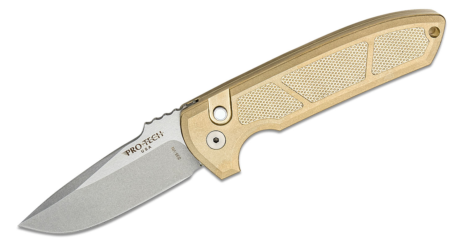 Pro-Tech LG334 Custom Les George Rockeye AUTO Folding Knife 3.375 ...