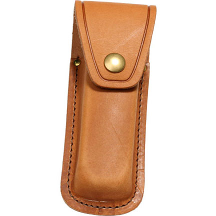 Queen Brown Leather Sheath for Large Folders, Fits 4 1/8" to 5-1/4 ...