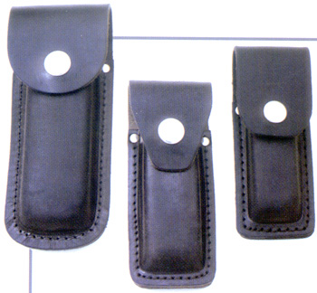 Queen Black Leather Sheath for Small Folders, Fits 3" to 3 5/8 ...