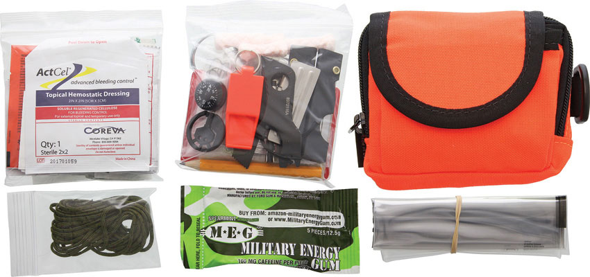 ESEE Advanced Survival / E&E Pocket Kit, Orange Pouch - KnifeCenter - S ...
