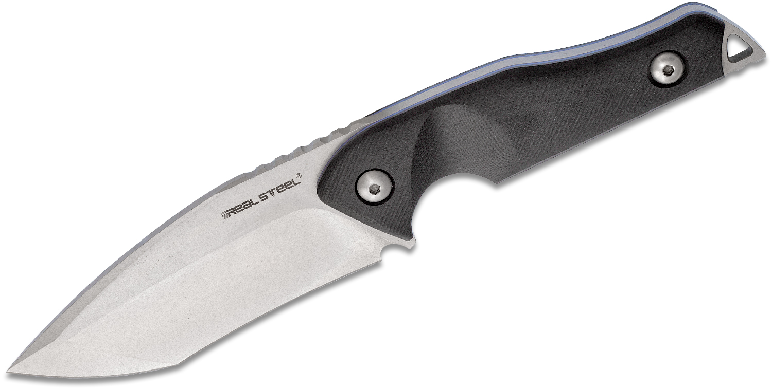 Real Steel Knives Doppler Fixed Blade Knife 4.25" D2 Tool Steel ...
