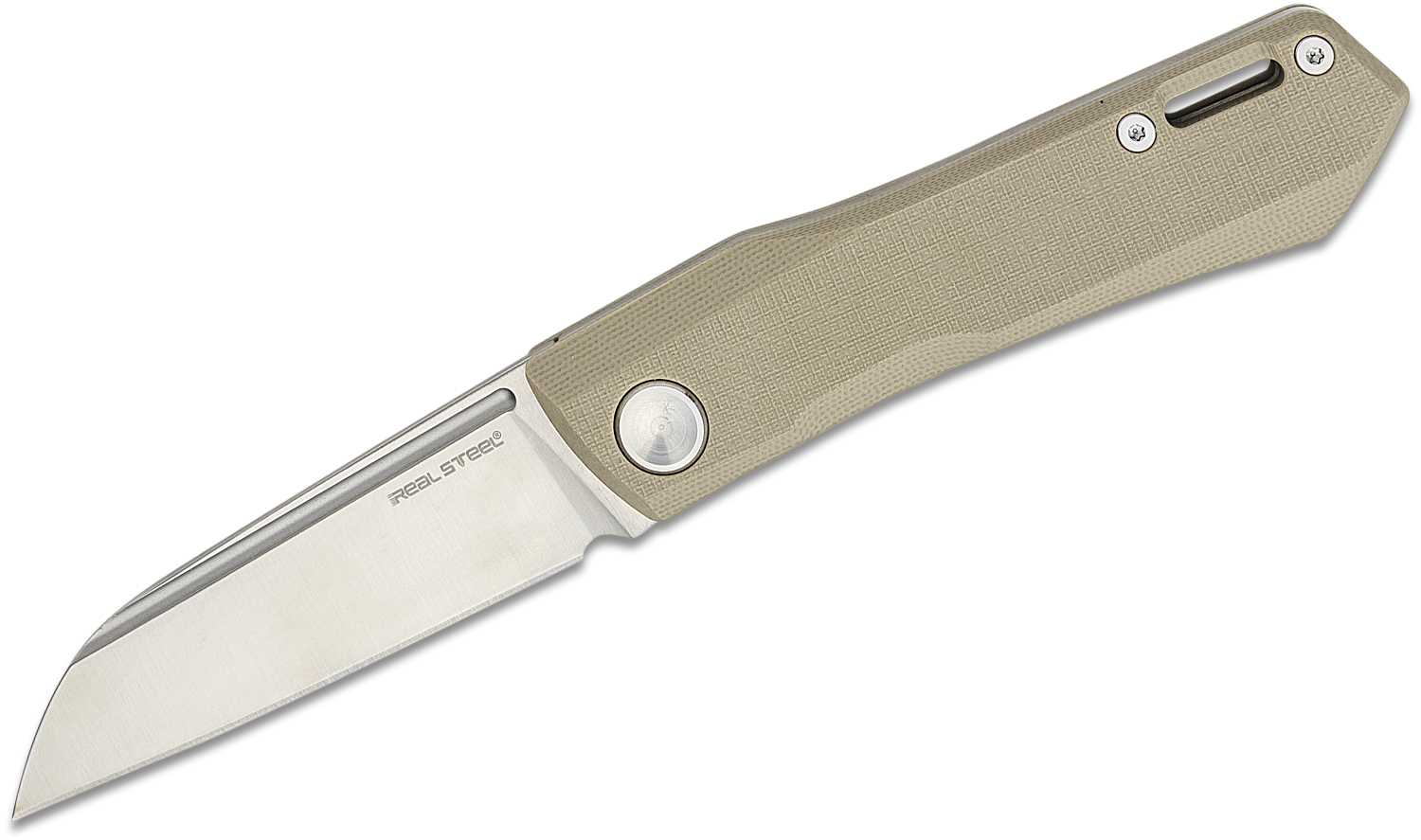 Real Steel Knives Solis Lite Slipjoint Folding Knife 2.91" D2 Satin ...