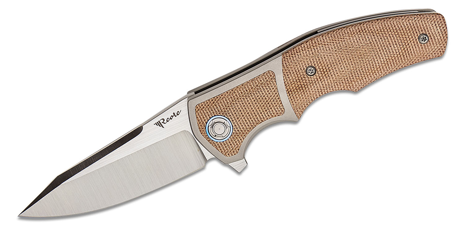 Reate Knives Kirby Lambert Mini Crossroads Flipper Knife 3.3" M390 ...