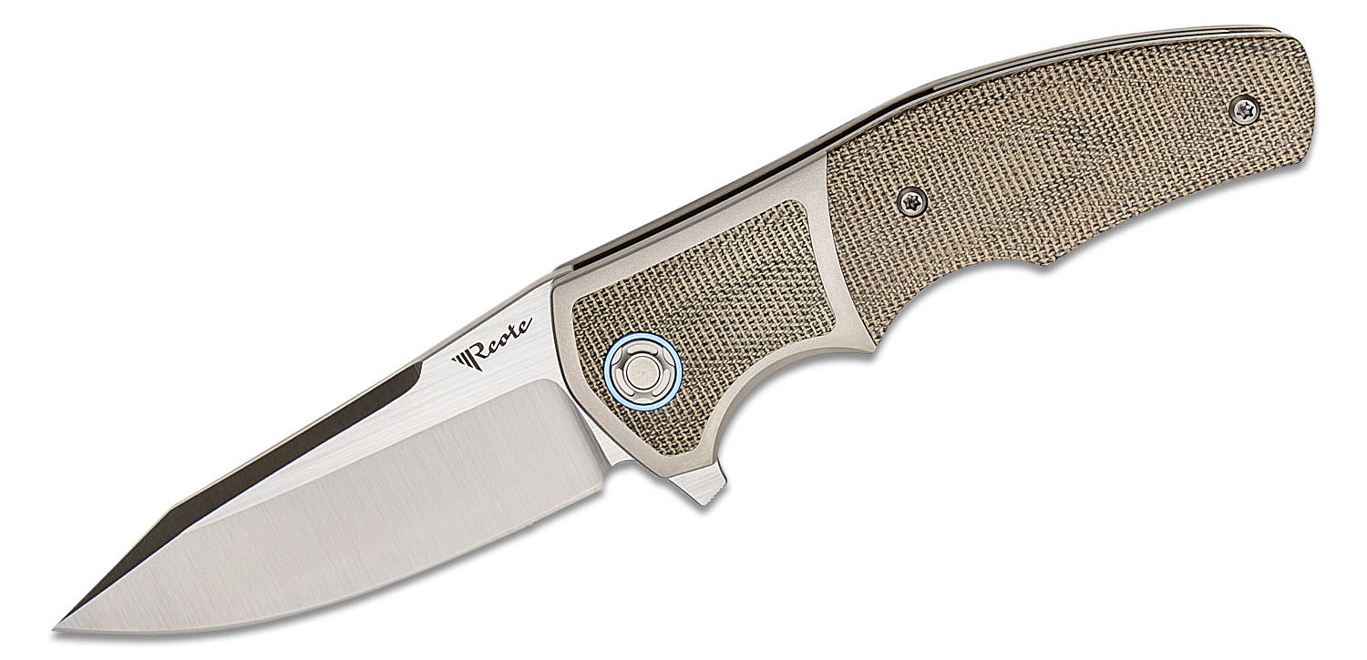 Reate Knives Kirby Lambert Mini Crossroads Flipper Knife 3.3" M390 ...