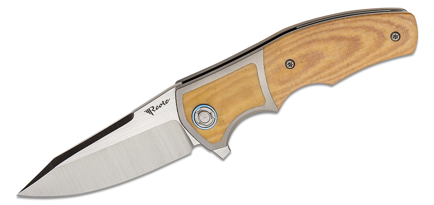Reate Knives Kirby Lambert Mini Crossroads Flipper Knife 3.3" M390 ...