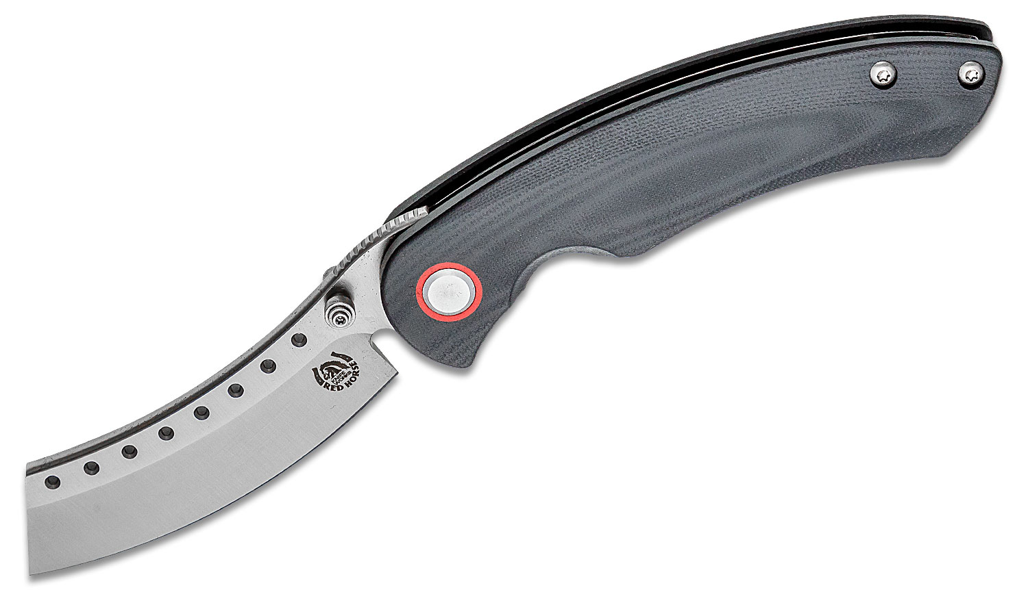 Red Horse Hell Razor P Liner Lock Folding Knife 3.625" S35VN Satin ...