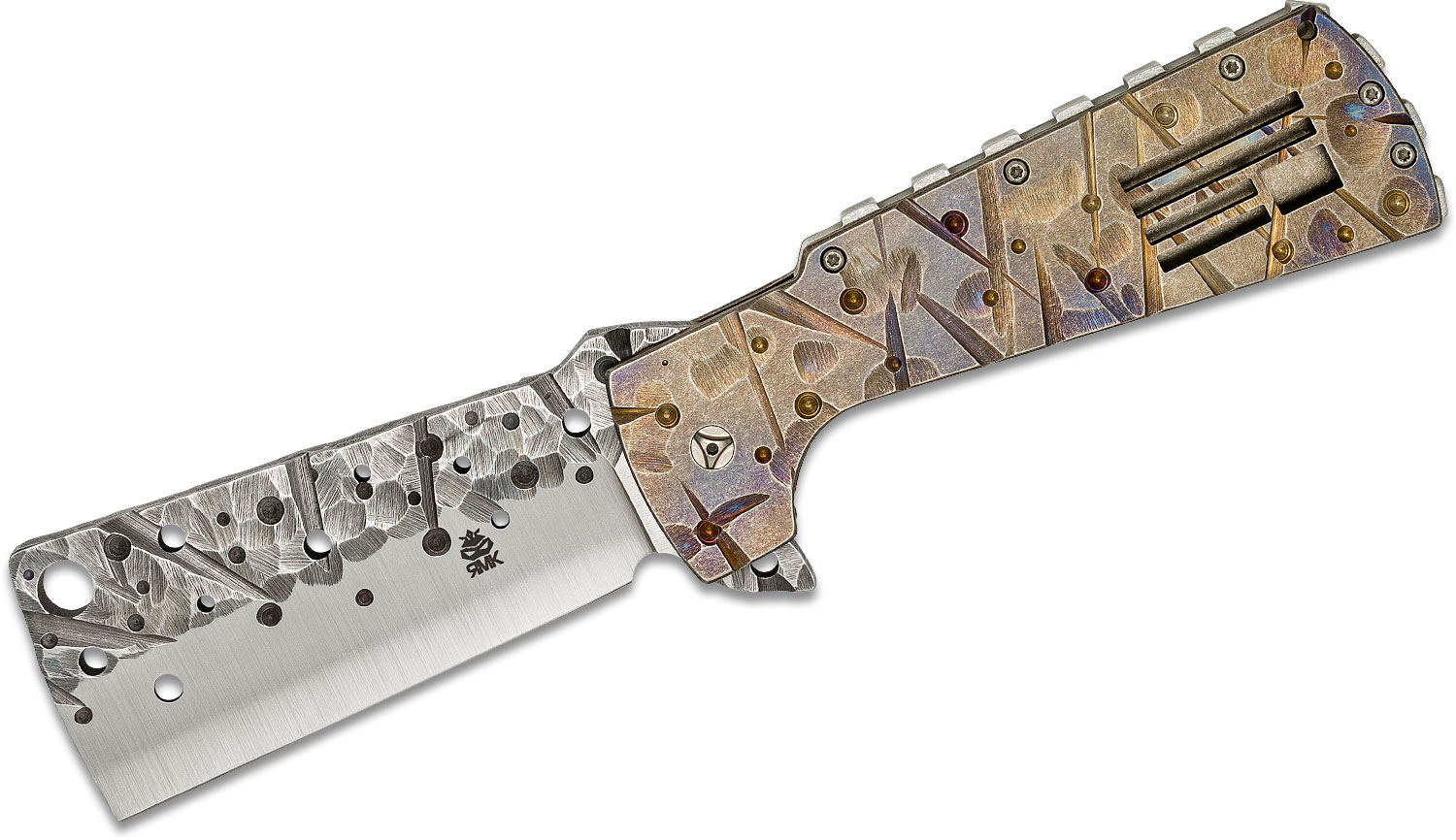 RichMade Knives Custom Fat Bastard Flipper Knife 5.5" D2 "Zombie ...